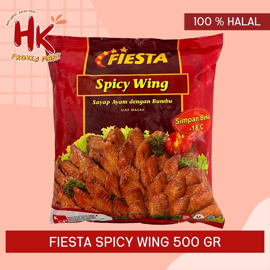 Jual Fiesta Spicy Wings 500 gram (chicken wing sayap ayam berbumbu) HK ...