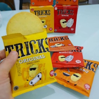 Jual TRICKS - Baked Crisps Potato Biscuit 1 Box Isi 10pcs 18gr gram ...