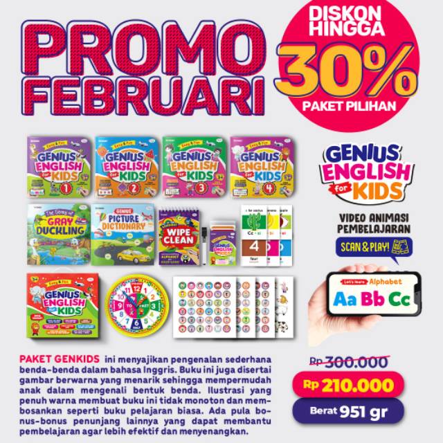 Jual Genius English kids | Shopee Indonesia