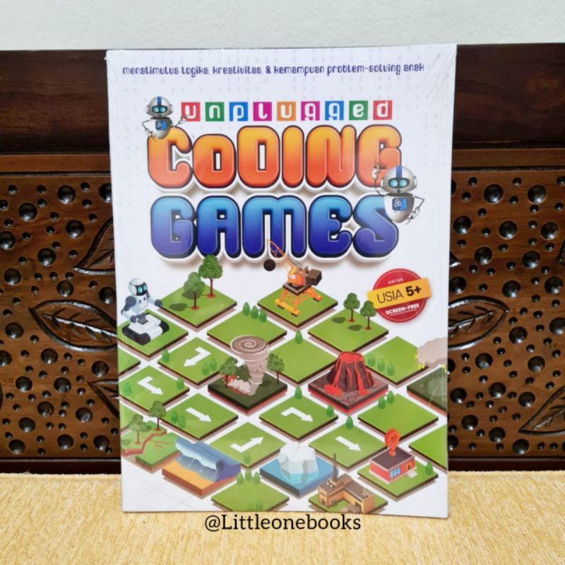 Jual unplugged coding games / buku belajar coding anak / coding book ...
