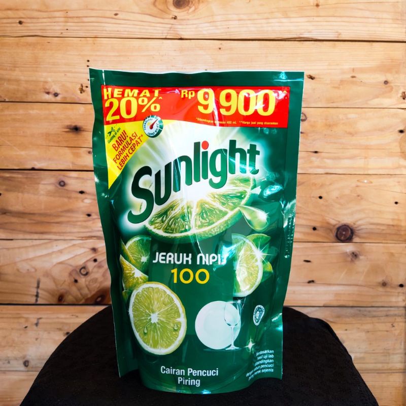 Jual sunlight jeruk nipis 450ml 9900 / sabun cuci piring kemasan sedang ...