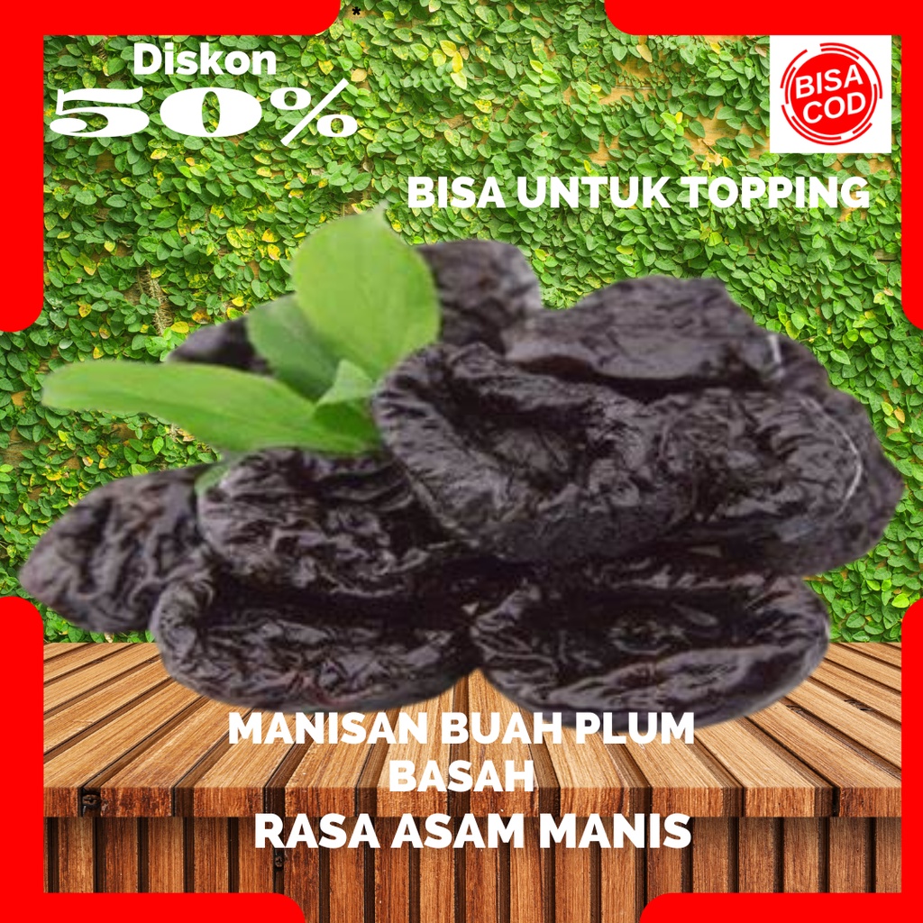 Jual BUAH PLUM BASAH NATURAL PLUM HITAM TANPA BIJI/ PITTED PRUNES ...