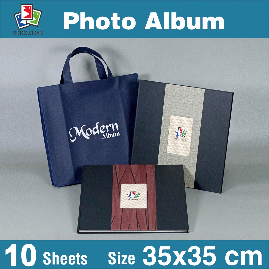 Jual Album Foto Magnetik Jumbo 10 Lembar Kolase Tempel - Modern Album ...