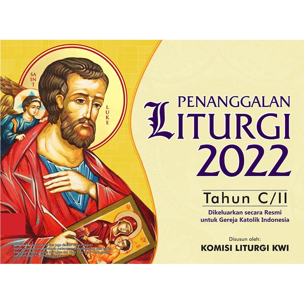 Jual Buku Penanggalan Liturgi 2022 Kalender Liturgi 2022 Tanggalan Liturgi Gereja Katolik ...