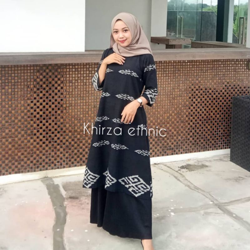 Jual [ READY ] Tunik tenun - atasan tenun - baju tenun - baju kantor - baju etnik - baju etnik ...