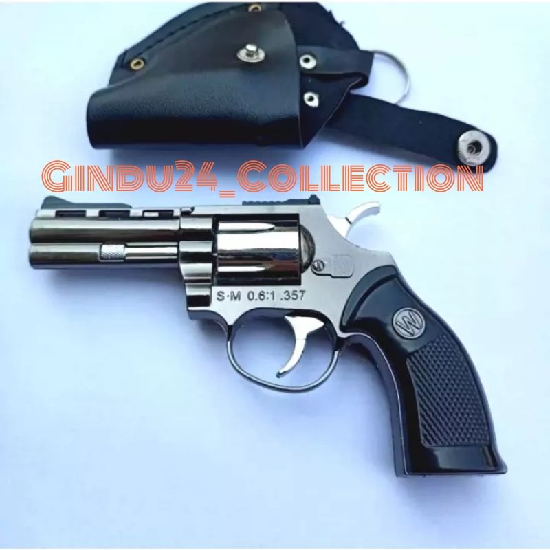Jual {COD}-Korek Api Model Pistol Pyhton Colt Revolver Bara Jet Las ...