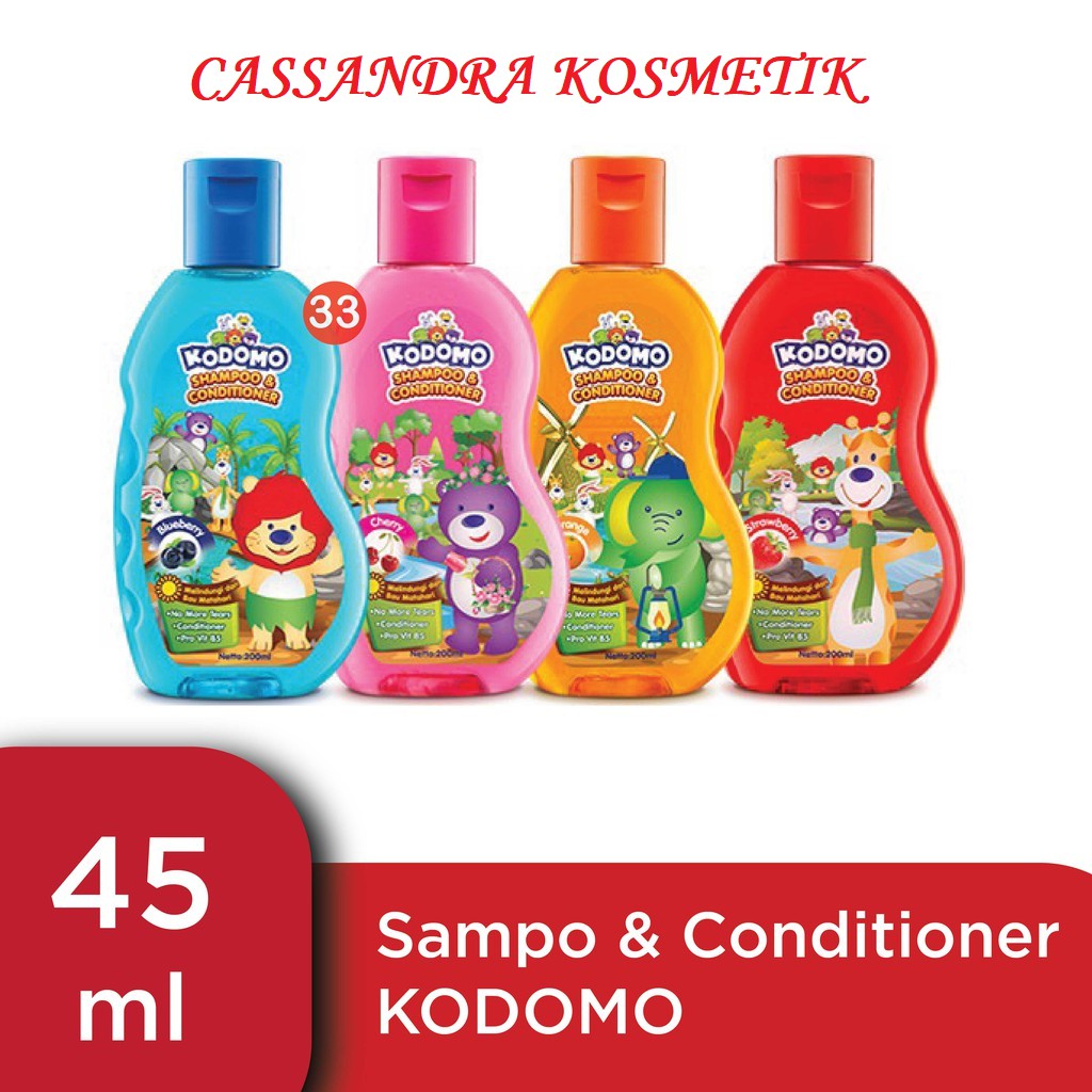 Jual KODOMO SHAMPOO &CONDITIONER GEL 45ML ALL VARIANTS | Shopee Indonesia