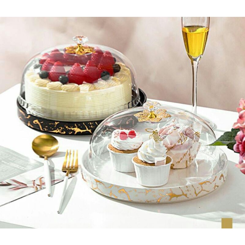 Jual tempat kue , tempat kue tutup , cake tray keramik , tempat bolu ...