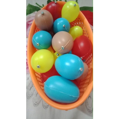 Jual Mainan Telor Plastik Warna Untuk Pancingan Air Anak Dijual Per 1 ...