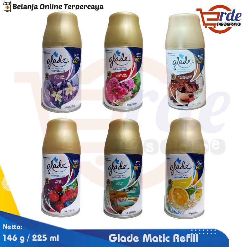 Jual Glade Matic Refill All Variant 146 gr / 225 ml | Shopee Indonesia