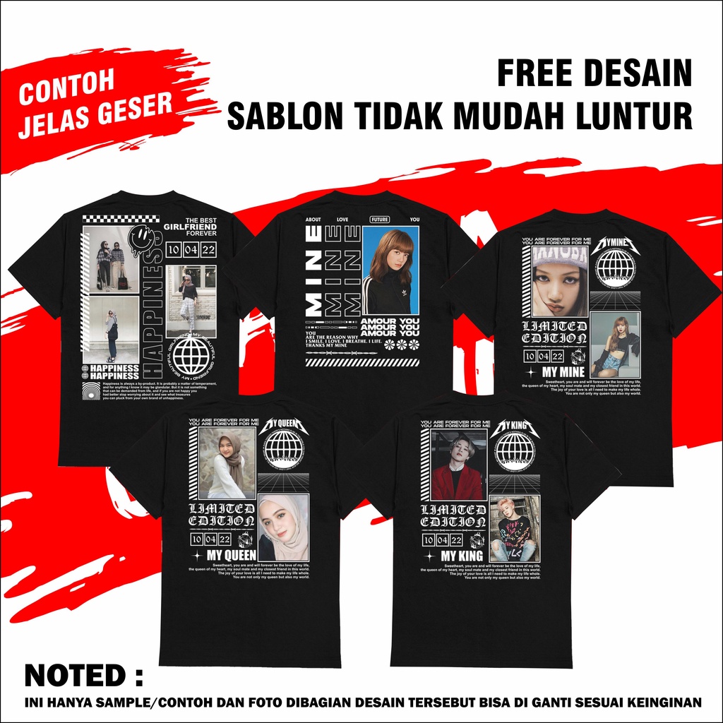 Jual Kaos Baju CUSTOM FOTO STREETWEAR BISA REQUES DESIGN PACAR KALIAN ... Jual Kaos Baju CUSTOM FOTO STREETWEAR BISA REQUES DESIGN PACAR KALIAN ...