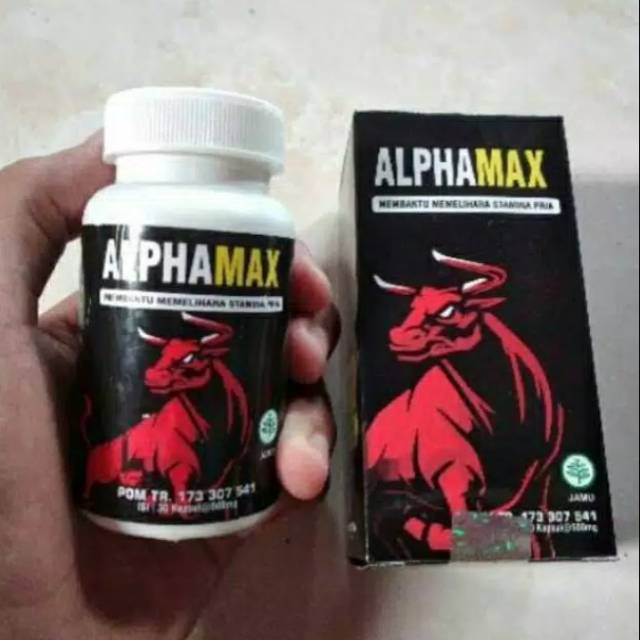 Jual Alpamax kapsul obat herbal stamina kuat pria kualitas premium bpom ...