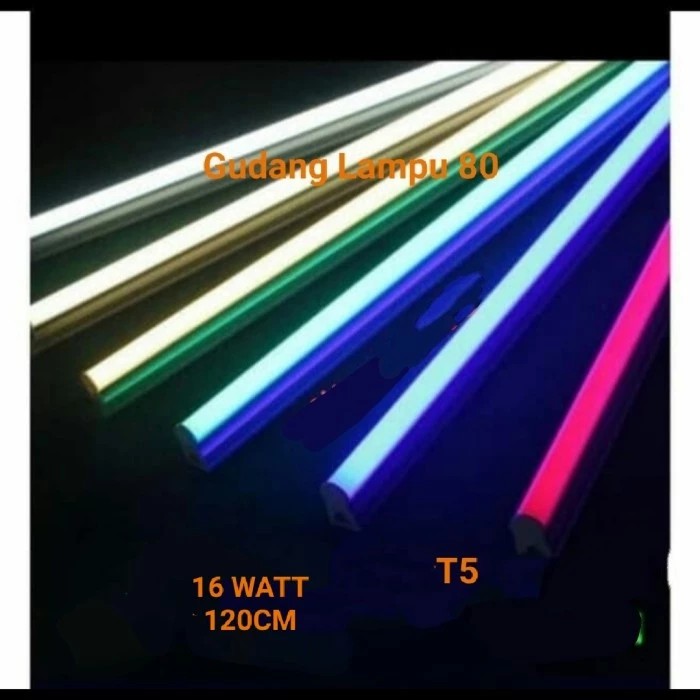 Jual Lampu T5 LED 16watt Tubelight - warm white, 120cm | Shopee Indonesia