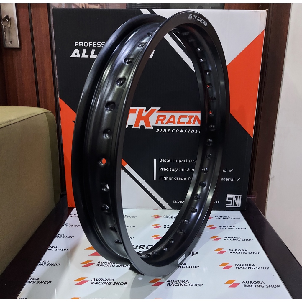 Jual Velg TK Bright 17 x 215 Hole 36 warna Black | Shopee Indonesia