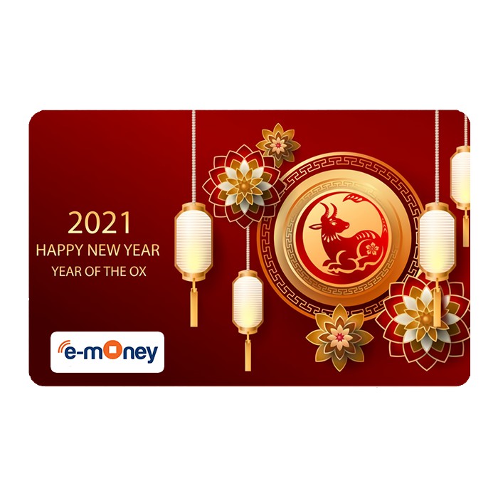 Jual Kartu Emoney Imlek Tahun 2021 Custom Kartu Toll Cetak 2 Sisi Saldo ...