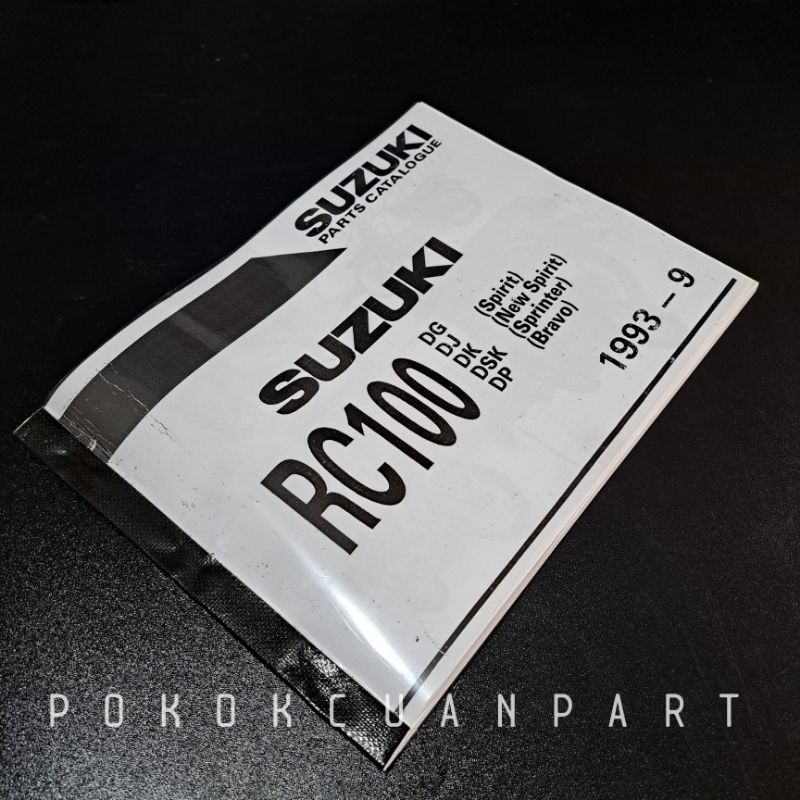 Jual buku katalog Suzuki RC 100 RC100 BRAVO SPRINTER | Shopee Indonesia