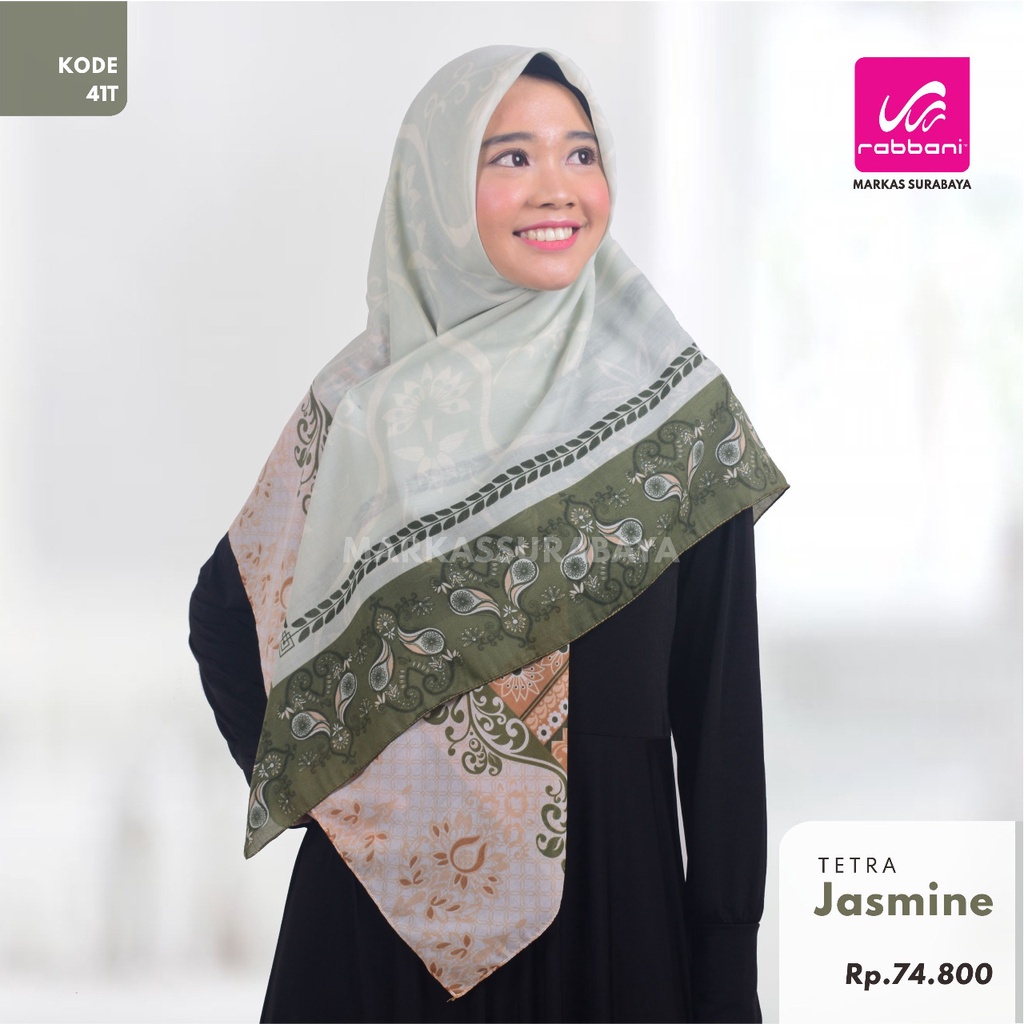 Jual RABBANI TETRA JASMINE JILBAB SQUARE - SEGI EMPAT | Shopee Indonesia