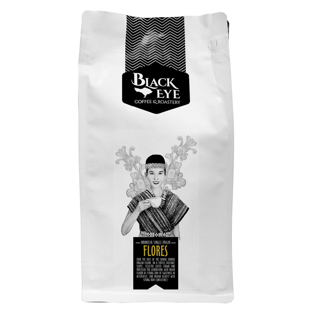 Jual Black Eye Coffee Bali - Flores Coffee Beans Arabica 200 gr ...