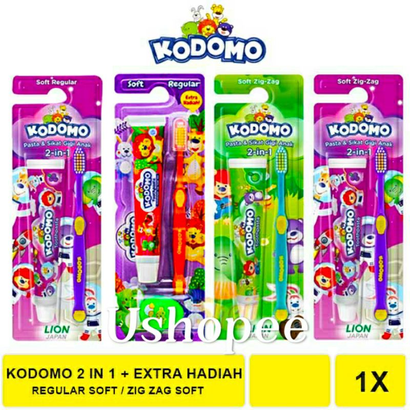 Jual Kodomo pasta+sikat gigi anak (Bonus mainan) Indonesia|Shopee Indonesia