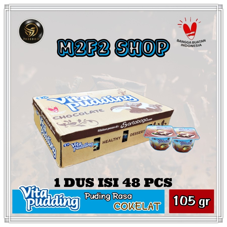 Jual Vita Pudding Chocolate | Puding Rasa Cokelat - 105 gr (Kemasan ...