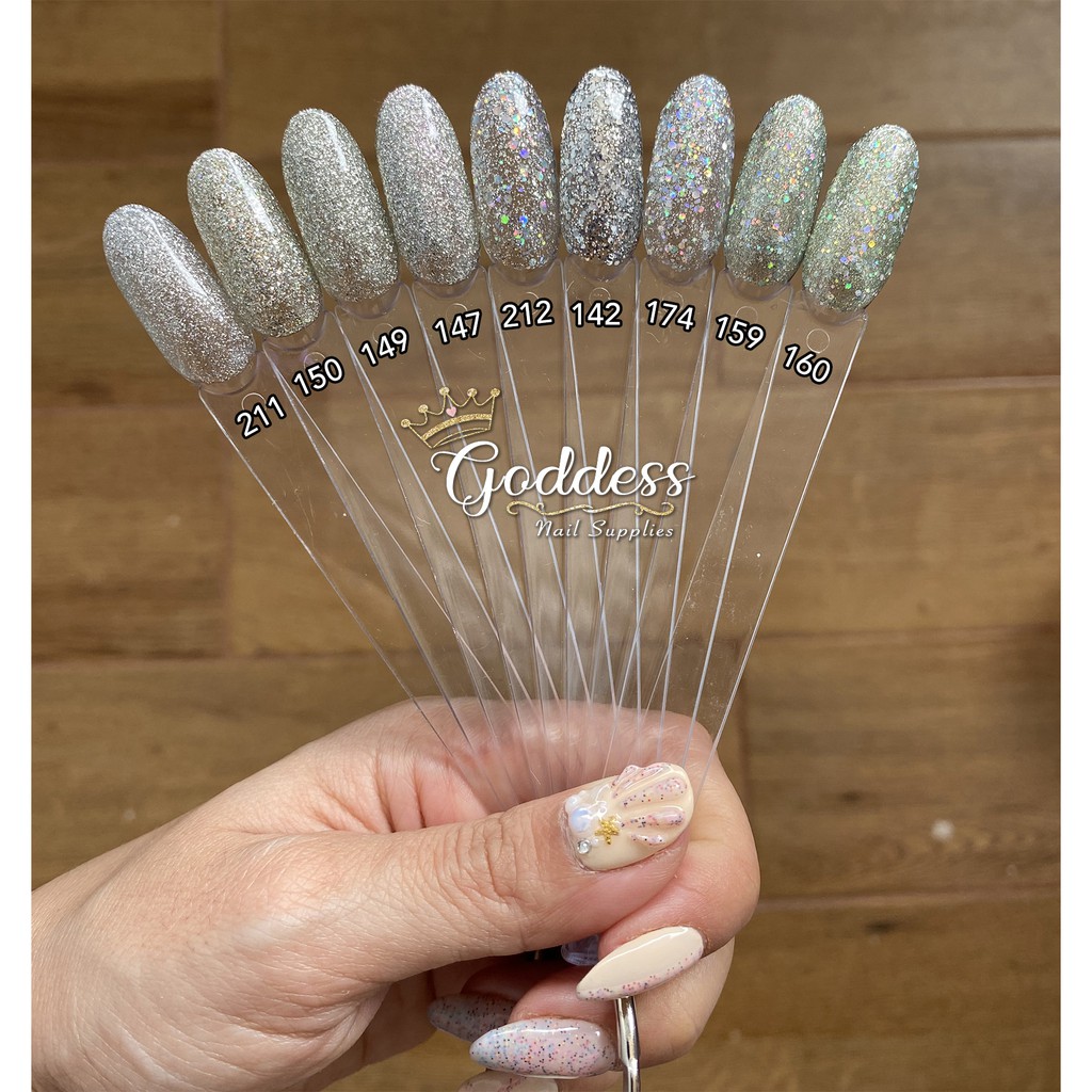 Jual GELISH HARMONY GLITTER SILVER COLLECTION KUTEK GEL GELISH UV ...