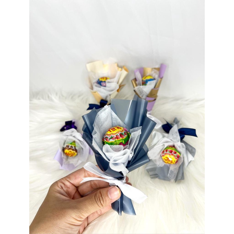 Jual Buket Permen Mini Kecil / Buket Lolipop / Souvenir Mini / Hadiah ...