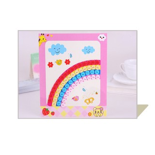 Jual [LOGU] Mainan kreatifitas anak, Mainan tempel kancing anak, Mainan ...