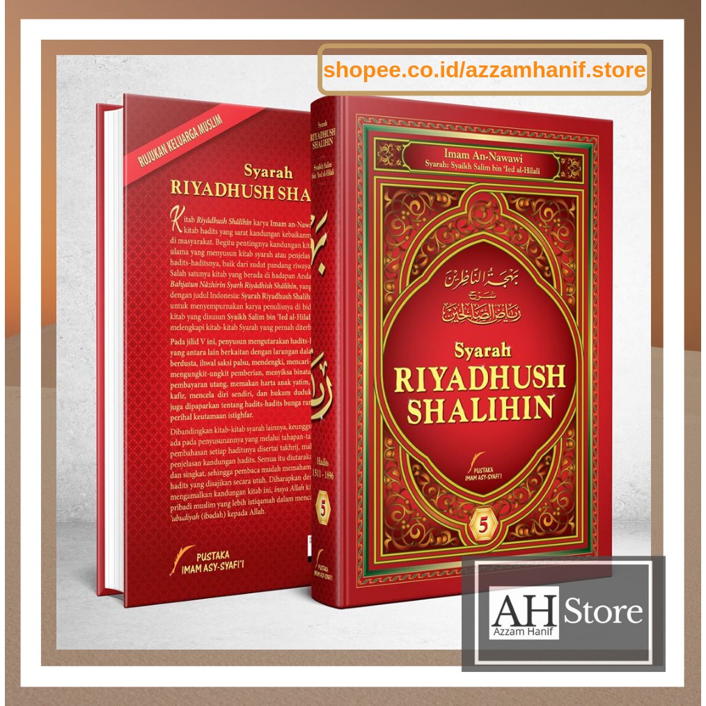 Jual Syarah Riyadhus Shalihin Lengkap 5 Jilid - Pustaka Imam Syafii | Syarah Hadits Indonesia ...