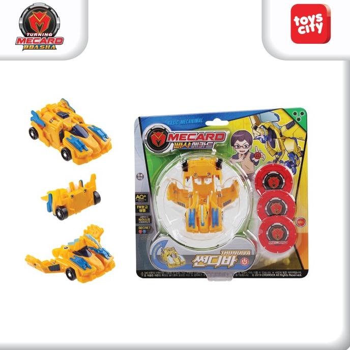 Jual Mecard Bbasha 022 Basic Mecanimal Thundiva Transforming Car ...