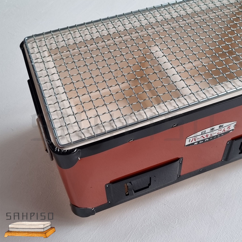 Jual Kinka Rectangular Charcoal Konro Grill Japanese Barbecue Hibachi ...