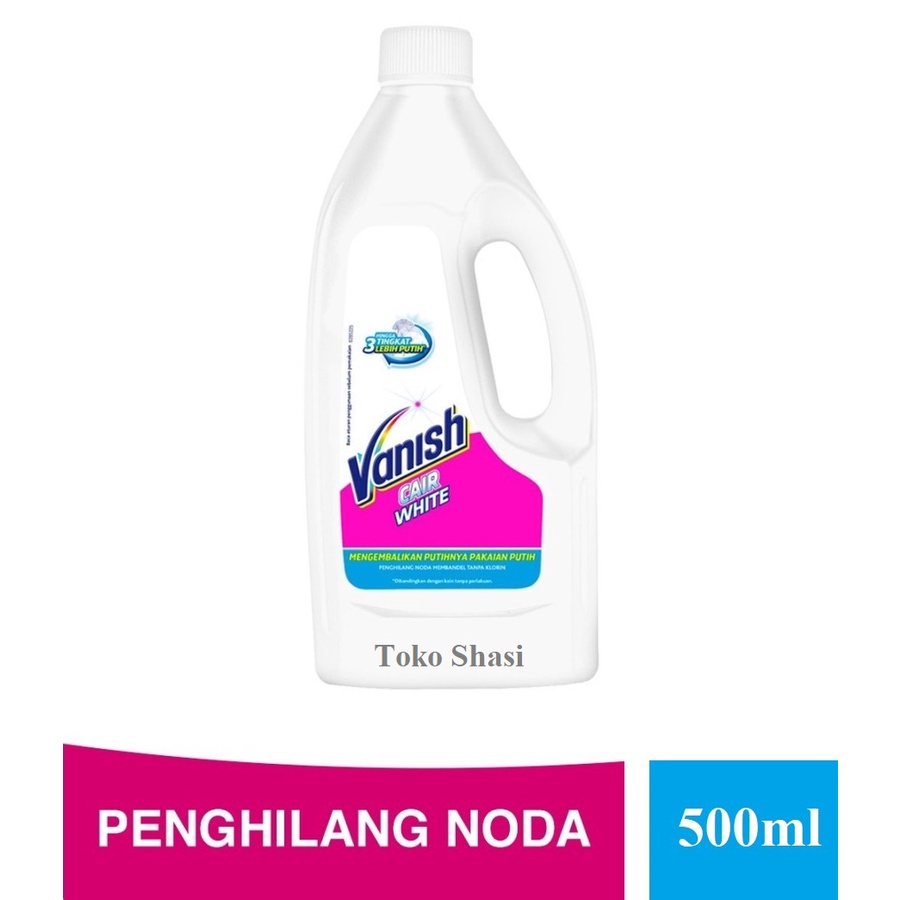 Jual VANISH Cair White Liquid Botol Penghilang Noda Pakaian Putih ...
