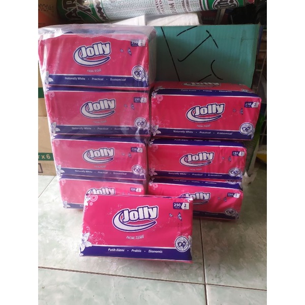 Jual TISSUE JOLLY 2PLY ISI 250 (TISU) | Shopee Indonesia