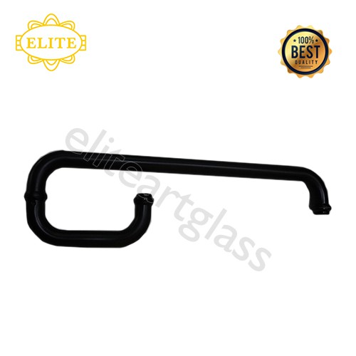 Jual Handle Pintu Kaca Shower 15cm x 45cm dan 20cm x 50cm Black Doff ...