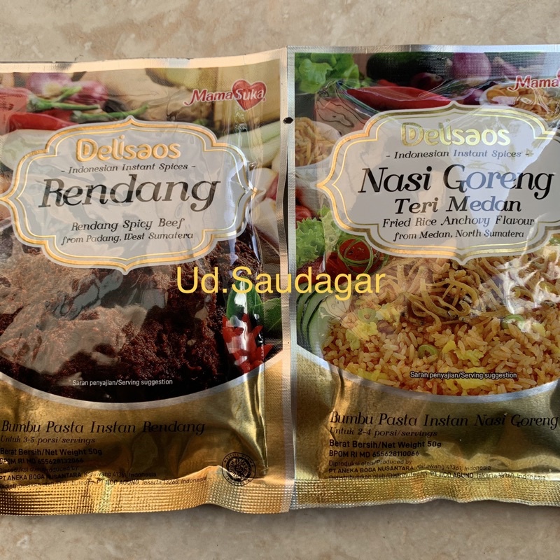 Jual Mamasuka Mama Suka Delisaos Bumbu Masak Instan Rendang / Nasi ...