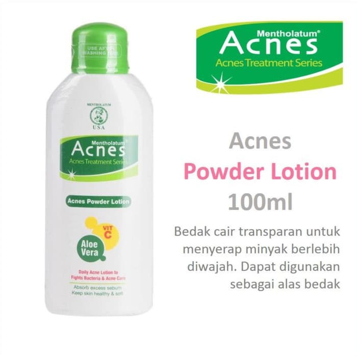 Jual ACNES Powder Lotion 100ml / Absorb Excess Sebum Indonesia|Shopee ...
