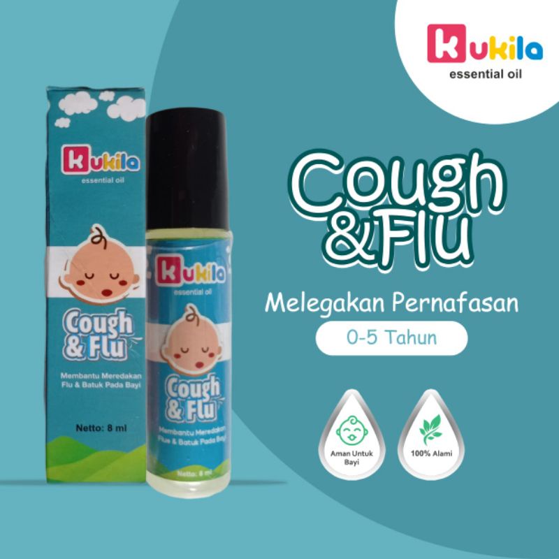 Jual KUKILA ESSENTIAL OIL BABY COUGH & FLU 8ml Meredakan Batuk Pilek Hidung Tersumbat Pada Anak ...