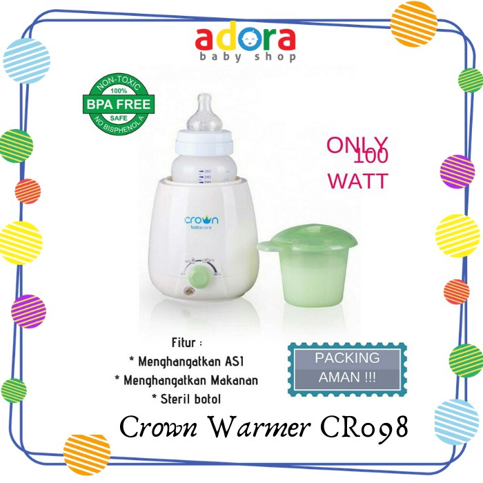 Pemanas Asi Crown Baby Milk & Food Warmer CR 098 | Shopee Indonesia