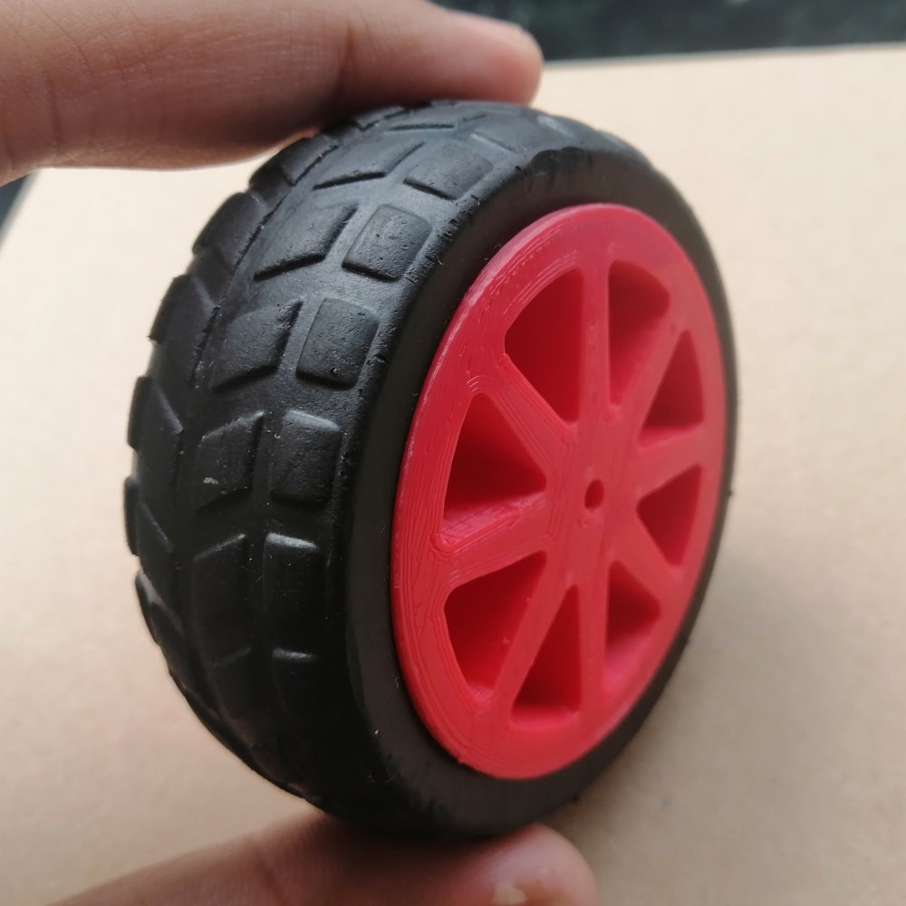 Jual MERAH RODA / BAN / WHEEL / TIRE SMART CAR ARDUINO PRESISI DAN ...