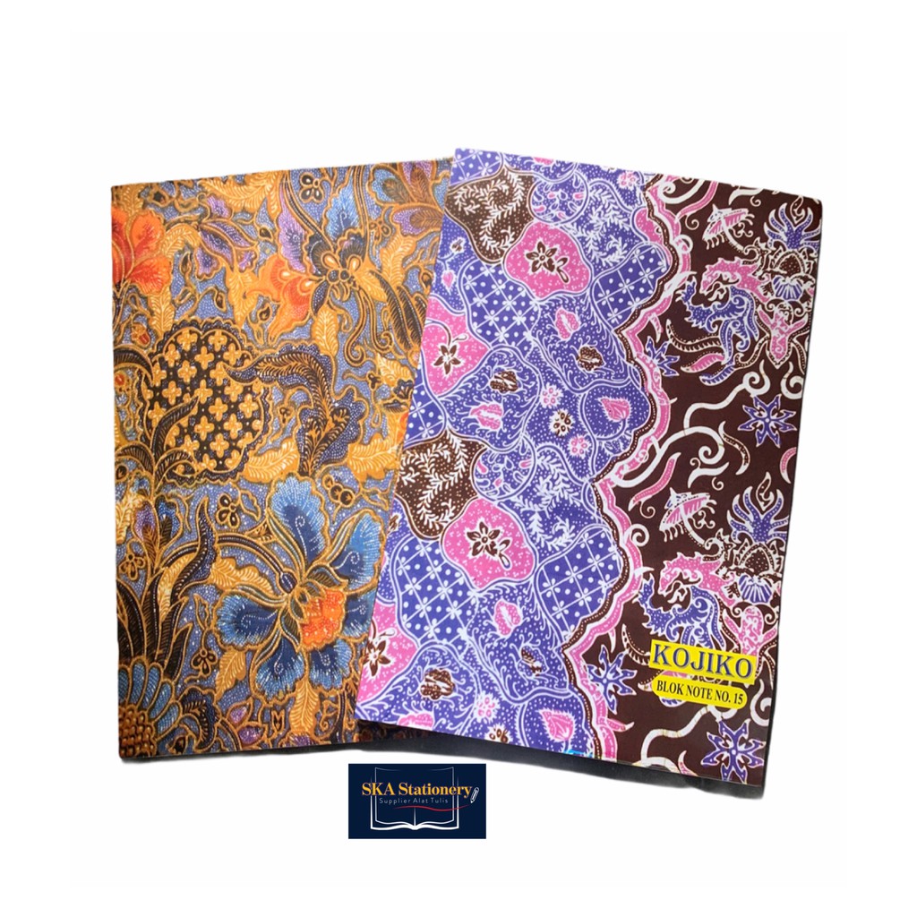 Jual Block Note/Blok Note/Notes Bergaris Batik Kojiko No 15 (Pcs ...