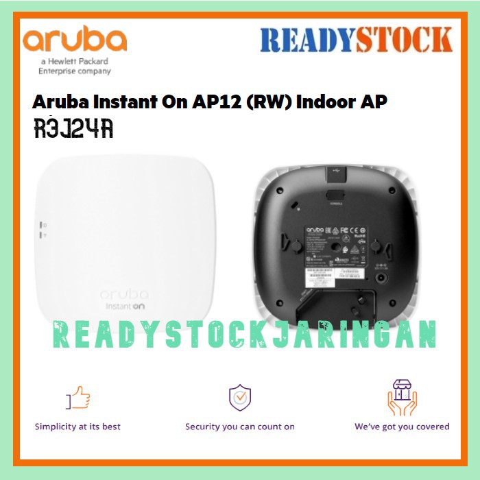 Jual HPE Aruba R3J24A Instant On AP12 (RW) Indoor AP with DC Power ...