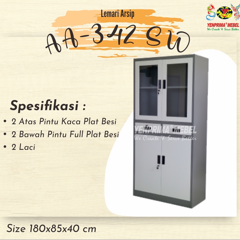 Jual Lemari Cabinet Besi AA 342 SW | Shopee Indonesia