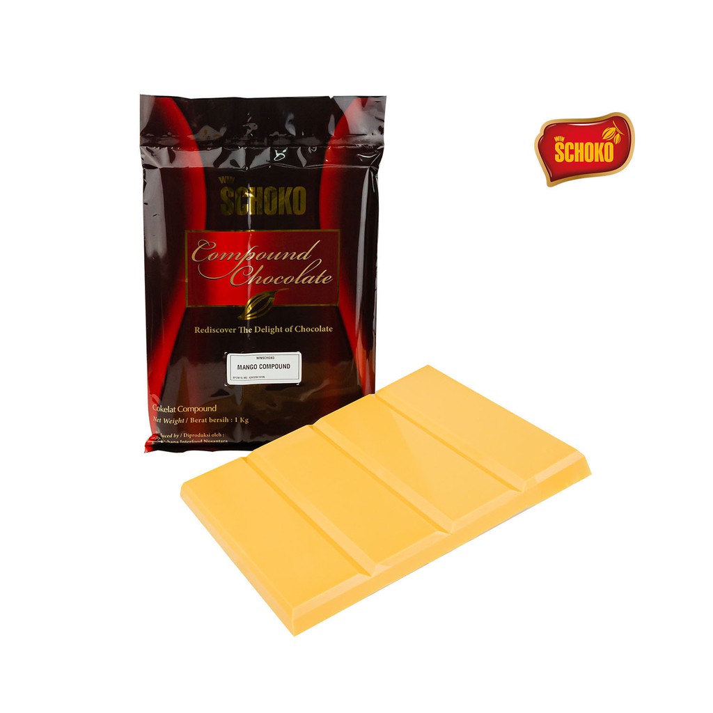 Jual SCHOKO Mango Compound Block - 1 Kg / Coklat Batangan | Shopee ...