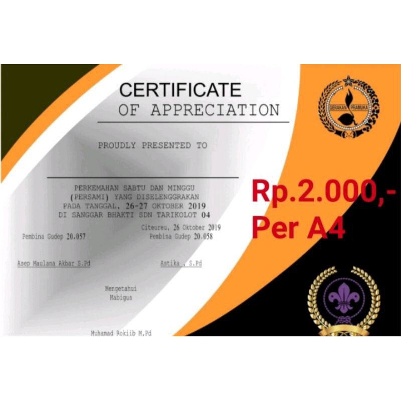 Jual sertifikat | Shopee Indonesia