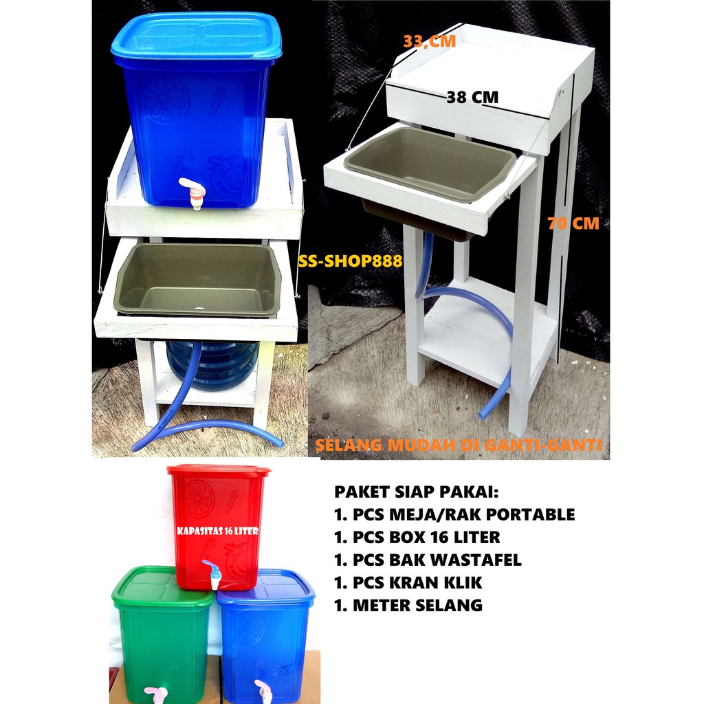 Jual Paling Laku Wastafel Portable > Rak Meja Dispenser > Rak Meja ...