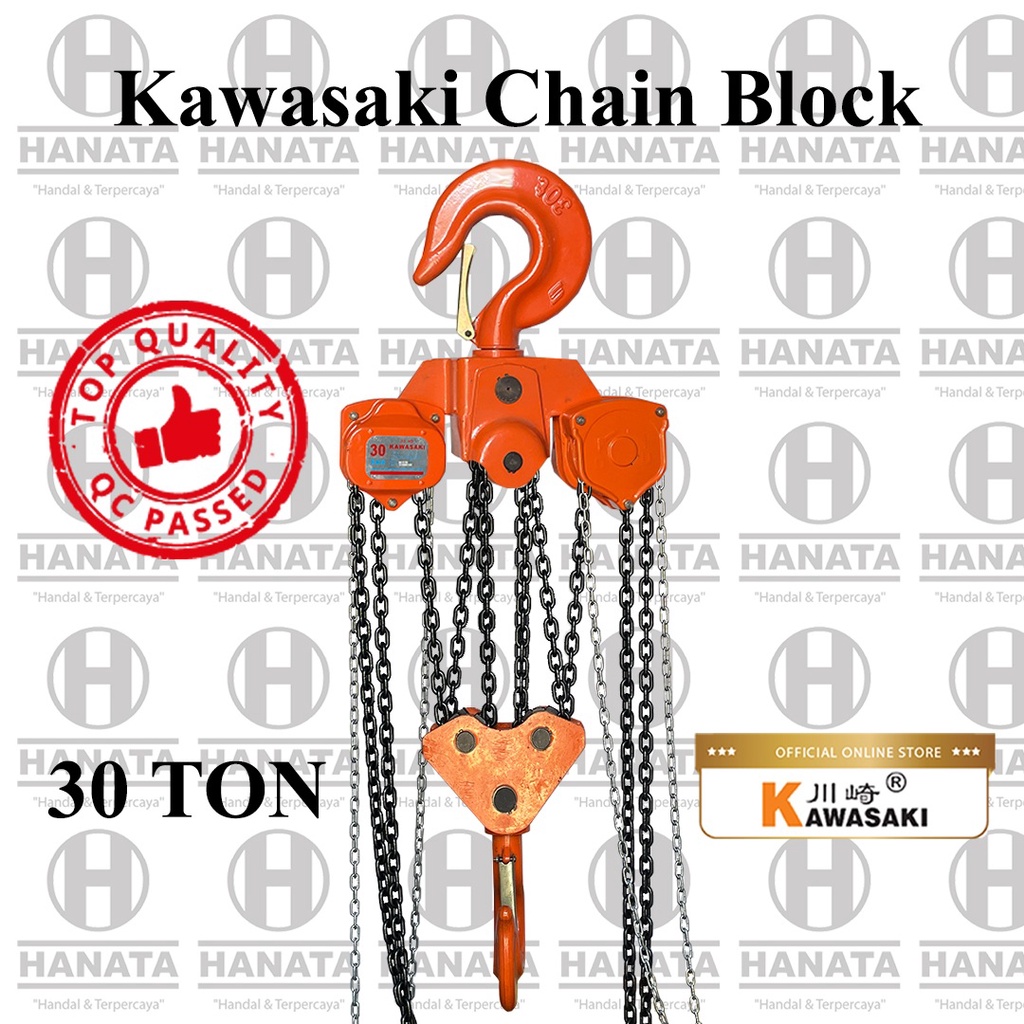 Jual Kawasaki Chain Block 30 T x 3 M (GARANSI 1 TAHUN) | Shopee Indonesia