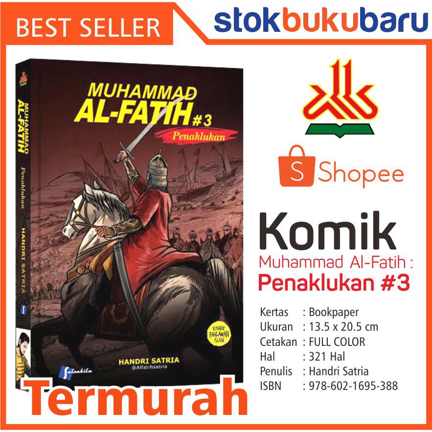 Jual Buku Komik Muhammad Al-Fatih Jilid 3 Penaklukan (Original ...