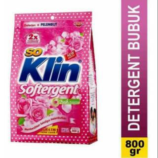 Jual SO KLIN Powder Detergent Softergent Rosy Pink Bag 770 gr | Shopee ...
