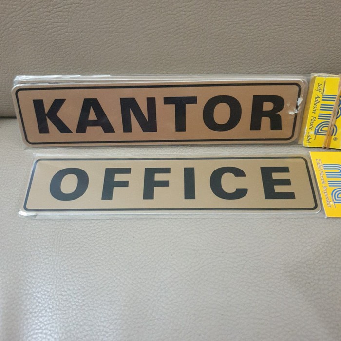 Stiker Sticker Tempel Tulisan pintu atau kaca Office atau Kantor ...
