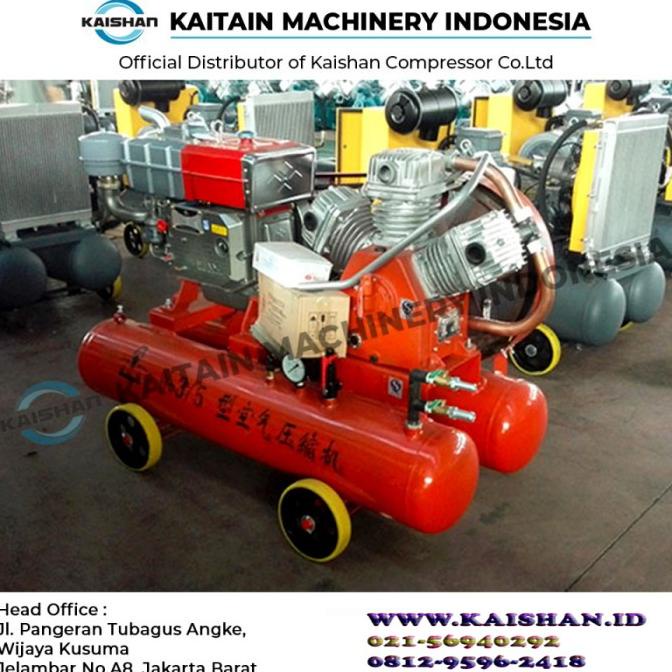Jual Air Compressor Mining Piston Kaishan Kompresor Udara Piston Diesel ...