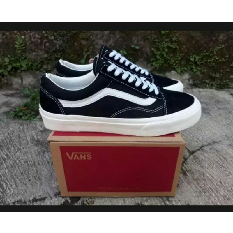 Jual Sneakers Hitam Putih OG Vans Oldskool (Pria Wanita) | Shopee Indonesia